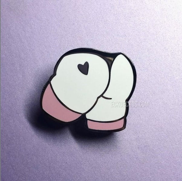 PATREON PIN Booty Love Enamel Pin | Eckove Shop