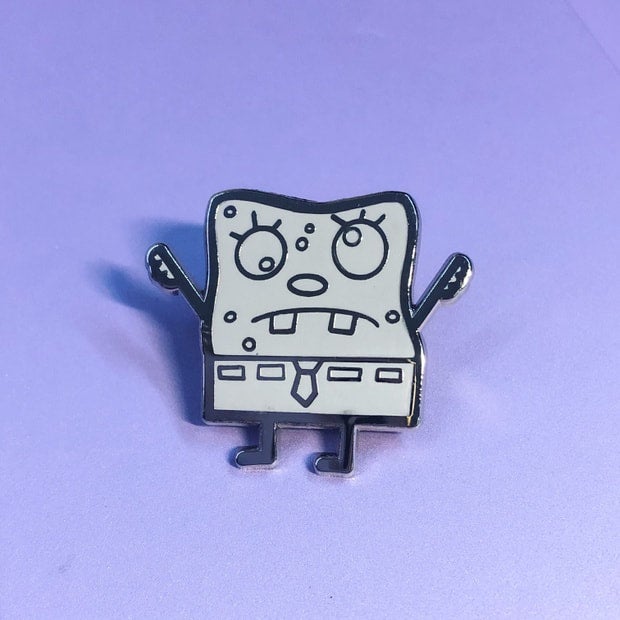 PATREON PIN Doodle Sponge Enamel Pin | Eckove Shop